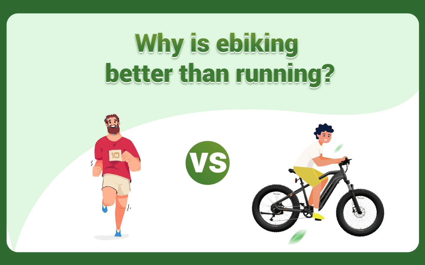 Why Choose Ebiking vs. Running to Electrify Your Fitness? – HOVSCO